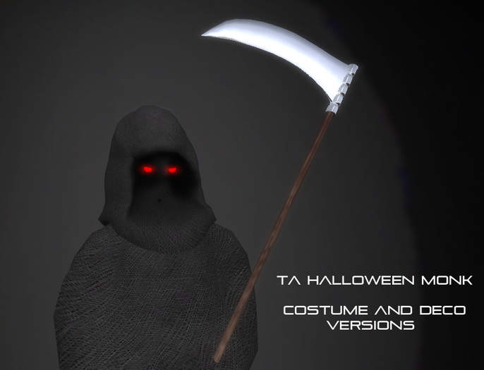 Second Life Marketplace - ::TA Halloween Monk - Costume & Deco Second Life Marketplace - ::TA Halloween Monk - Costume & Deco